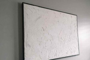 Easy Way To Make Textured Canvas Art (With Spackle) - Restore Decor & More