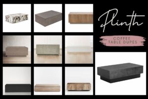 12 Stunning Plinth Coffee Table Dupes - Restore Decor & More