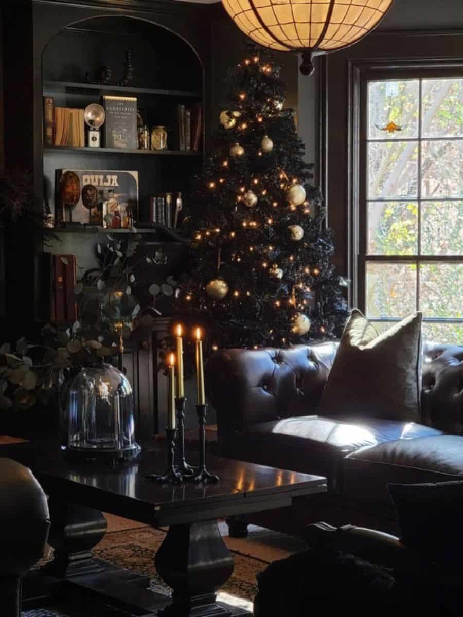 Make a Statement with These Striking Black Christmas Trees - Restore ...