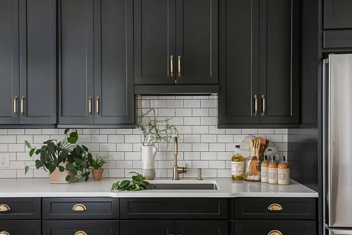 50+ Jaw-Dropping Black Kitchen Cabinet Designs You Need to See ...
