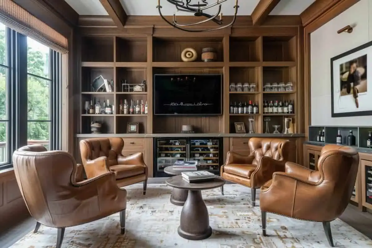 40 Whiskey Lounge Home Ideas That Will Wow Your Guests! - Restore Decor ...