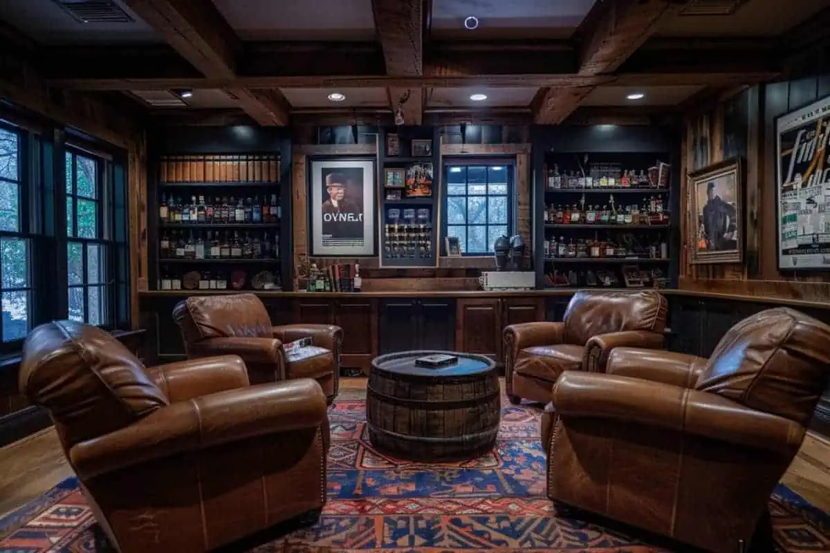 40 Whiskey Lounge Home Ideas That Will Wow Your Guests! - Restore Decor ...