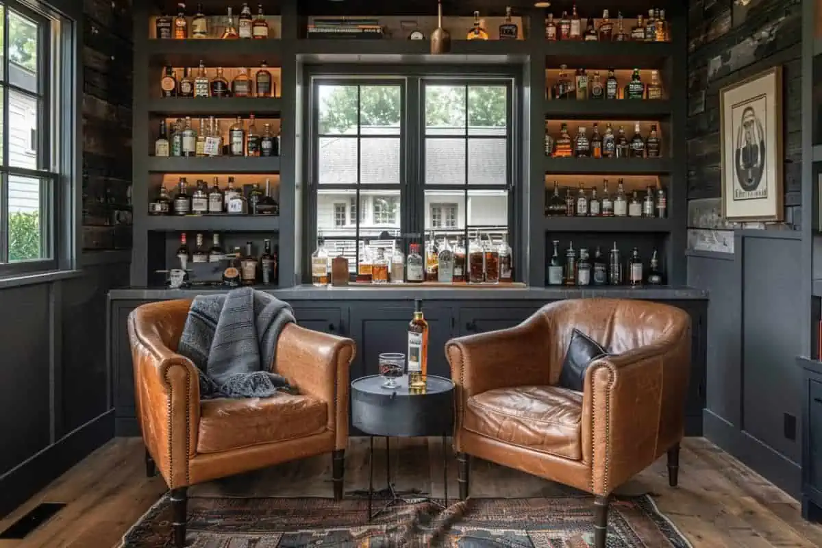 20 Whiskey Lounge Home Ideas That Will Wow Your Guests! - Restore Decor ...