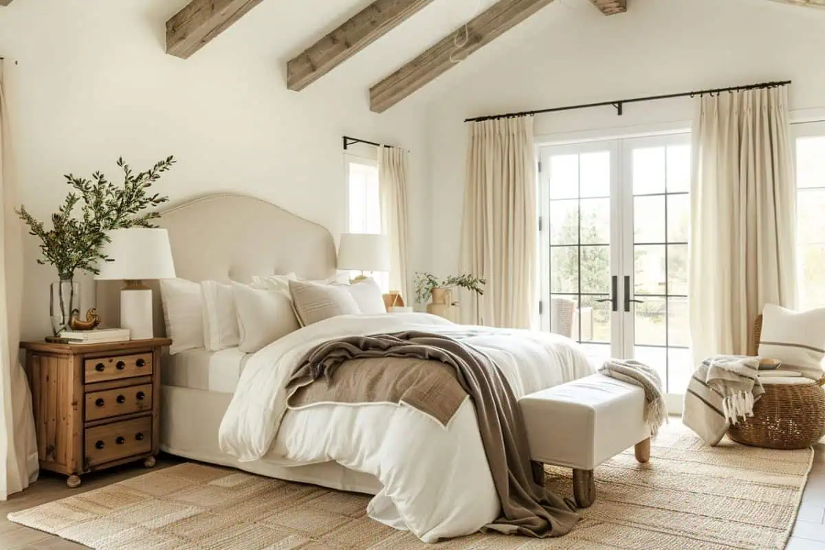 50+ Inspiring Modern Farmhouse Bedroom Ideas You'll Love! - Restore ...