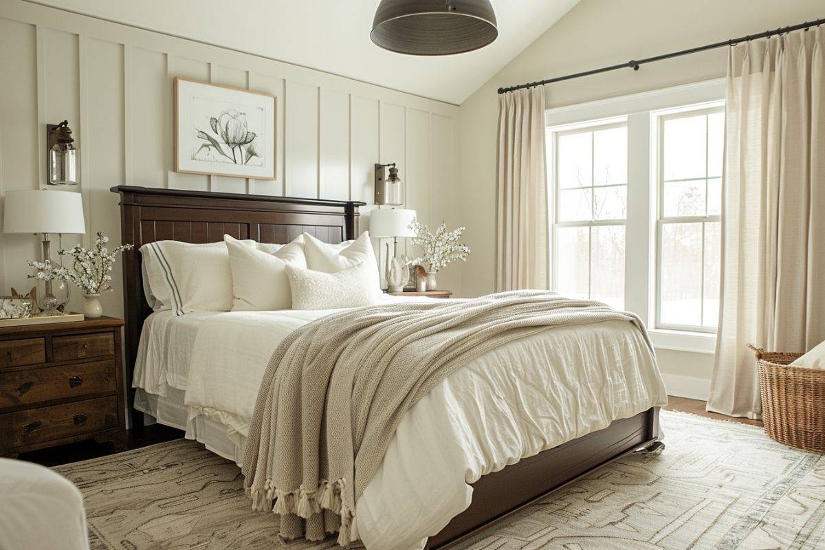 50+ Inspiring Modern Farmhouse Bedroom Ideas You'll Love! - Restore ...
