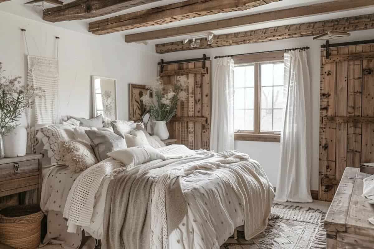 25 Rustic Farmhouse Bedrooms You'll Want to Cozy Up In! - Restore Decor ...