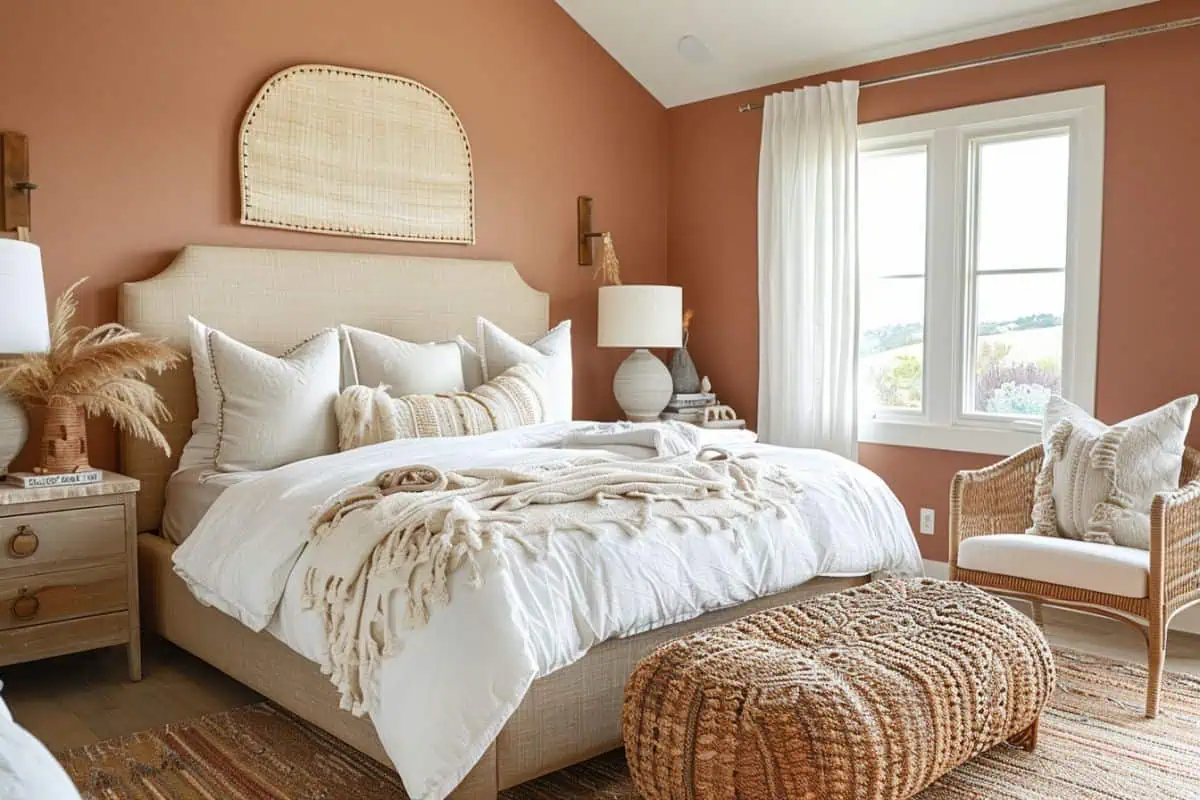 20 Terra Cotta Bedrooms: From Cozy to Modern - Restore Decor & More