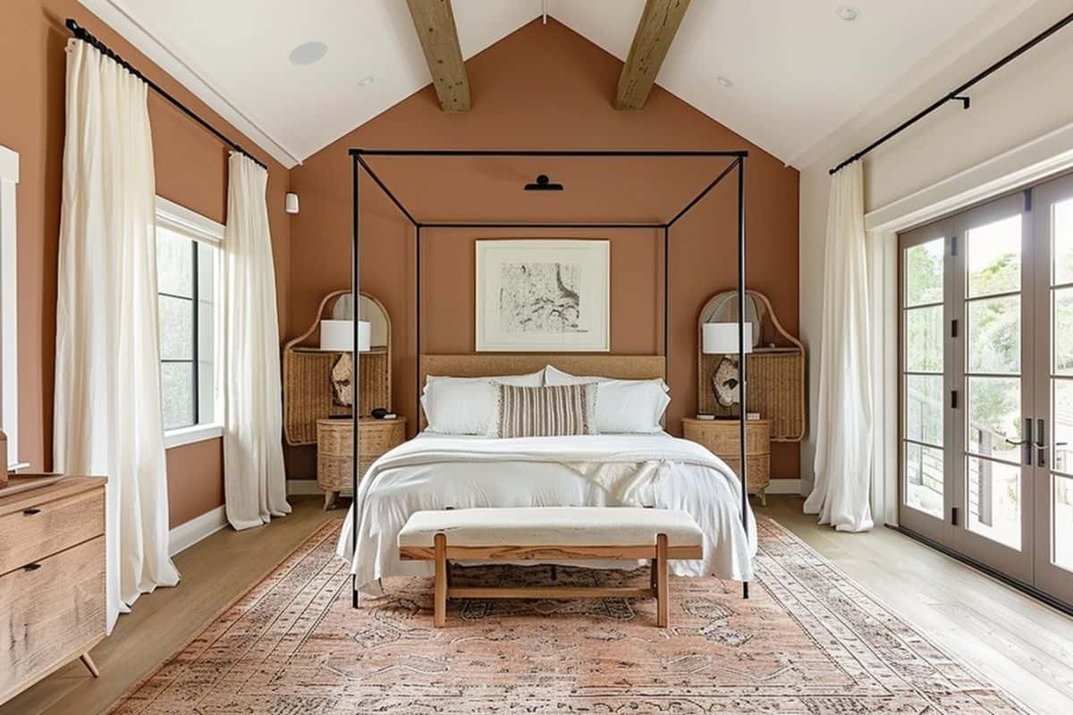 20 Terra Cotta Bedrooms: From Cozy to Modern - Restore Decor & More