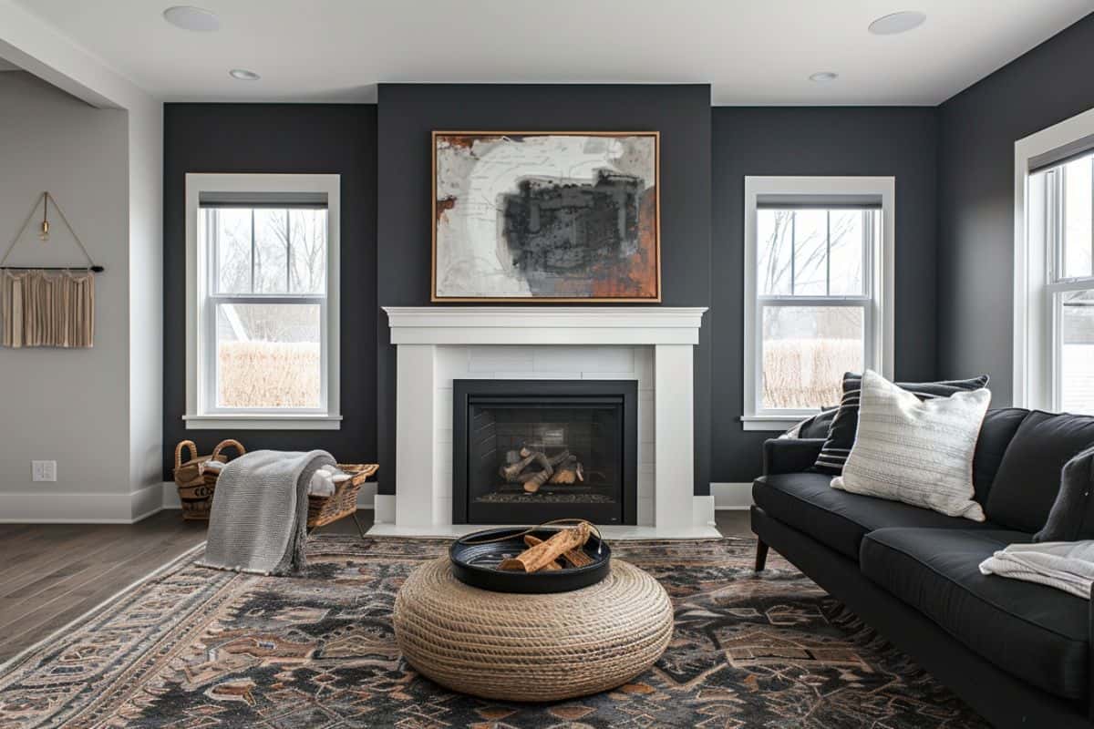 30+ Stunning Black Couch Living Rooms You Need to See - Restore Decor ...