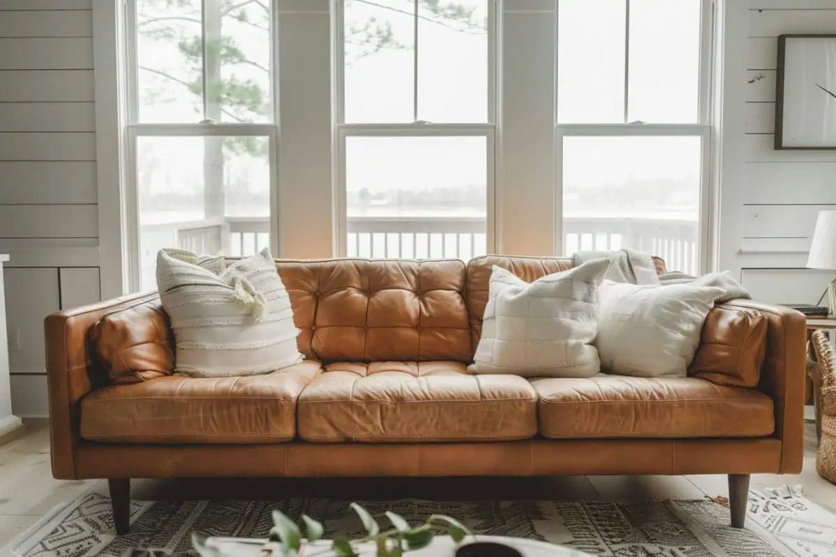 40 Cognac Leather Couch Ideas That Will Transform Your Living Room ...