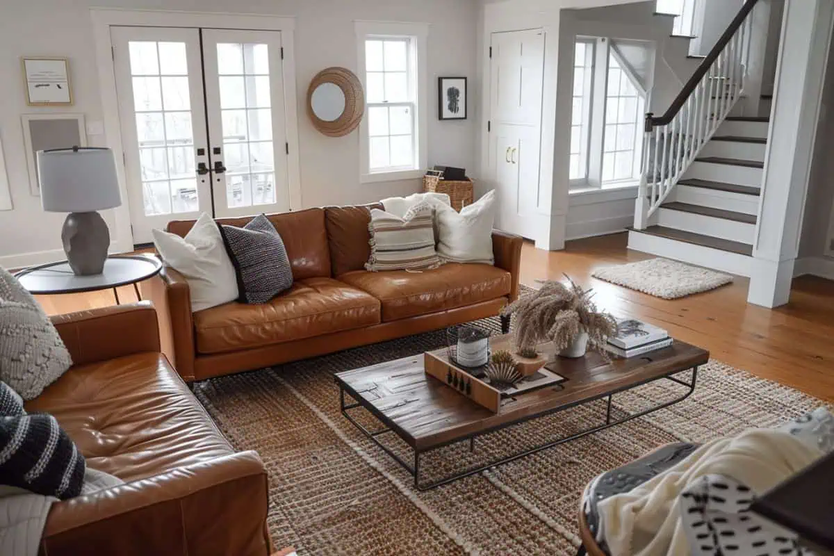 40 Cognac Leather Couch Ideas That Will Transform Your Living Room ...