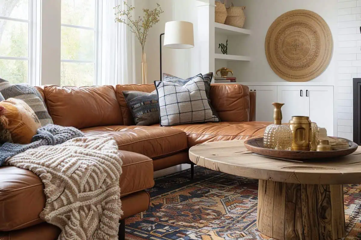 40 Cognac Leather Couch Ideas That Will Transform Your Living Room ...