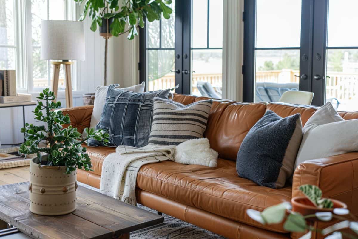40 Cognac Leather Couch Ideas That Will Transform Your Living Room ...