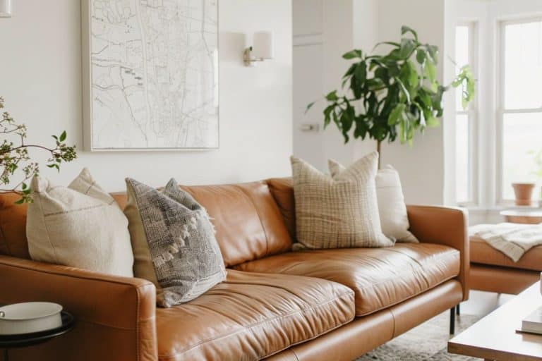 40 Cognac Leather Couch Ideas That Will Transform Your Living Room ...