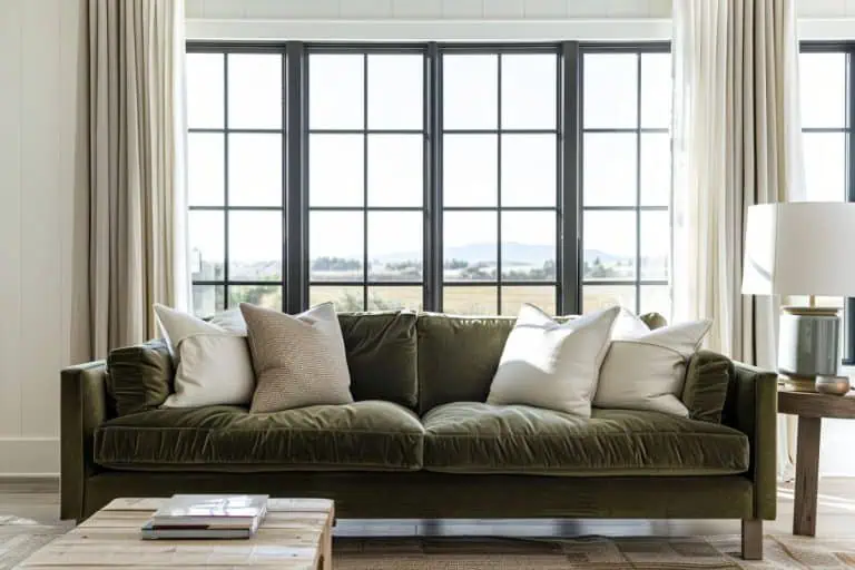 35 Stunning Living Rooms with Green Couches - Restore Decor & More