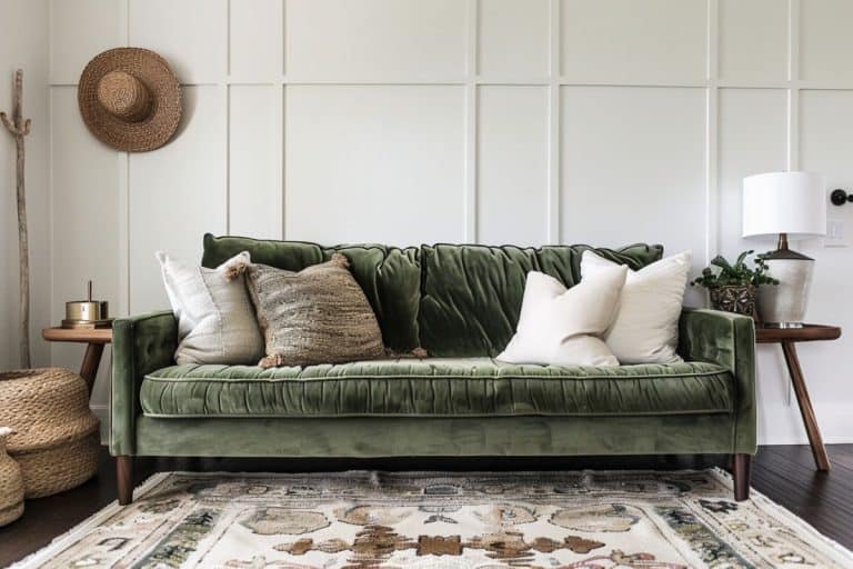 35 Stunning Living Rooms with Green Couches - Restore Decor & More