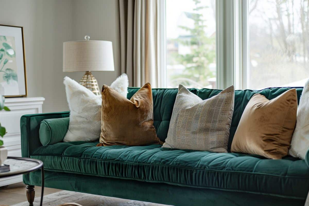 35 Stunning Living Rooms with Green Couches - Restore Decor & More