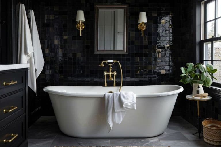 50+ Stunning Black Bathrooms You’ll Want to Copy - Restore Decor & More