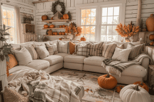 48 Gorgeous Fall Living Room Inspirations - Restore Decor & More