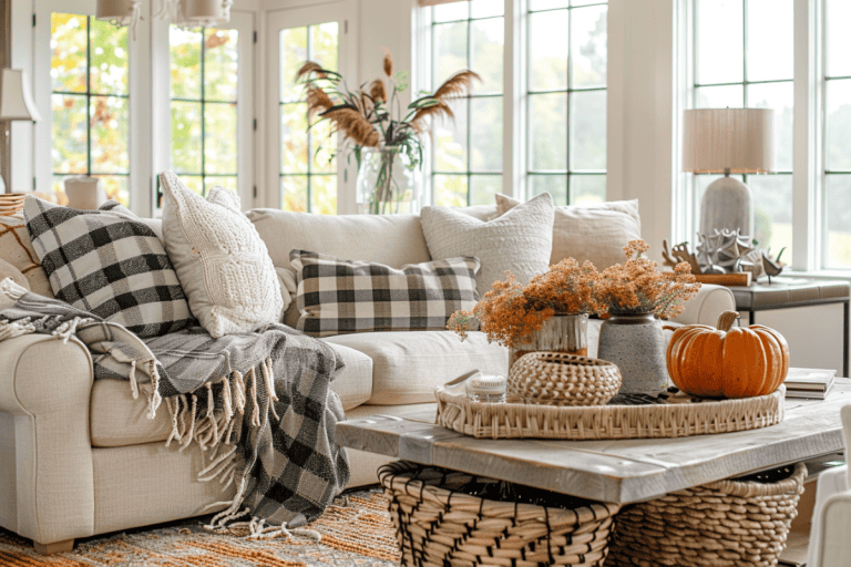 48 Gorgeous Fall Living Room Inspirations - Restore Decor & More