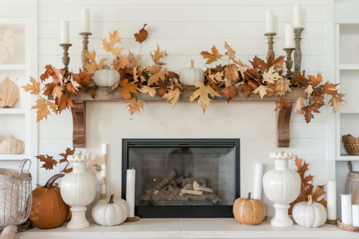 40+ Fall Mantle Ideas You’ll Love - Restore Decor & More