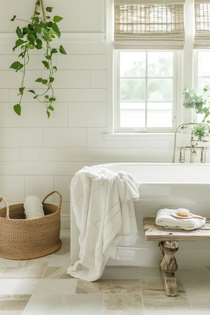 28 Inspiring Farmhouse Bathrooms - Restore Decor & More