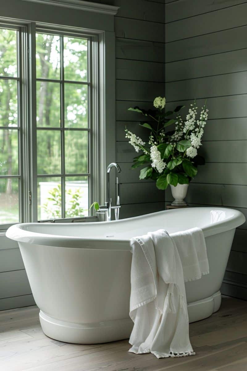 28 Inspiring Farmhouse Bathrooms - Restore Decor & More