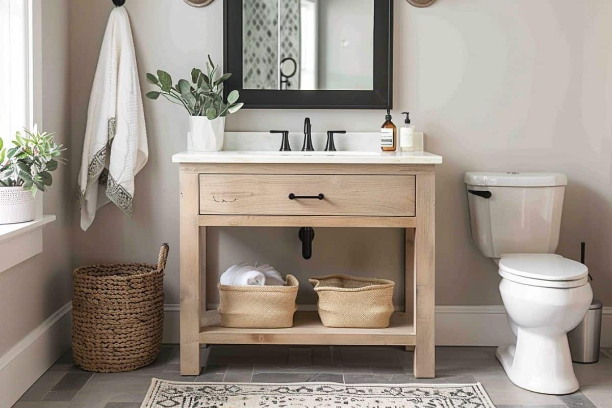 50+ Stunning Half Bathroom Transformations You Have to See! - Restore ...
