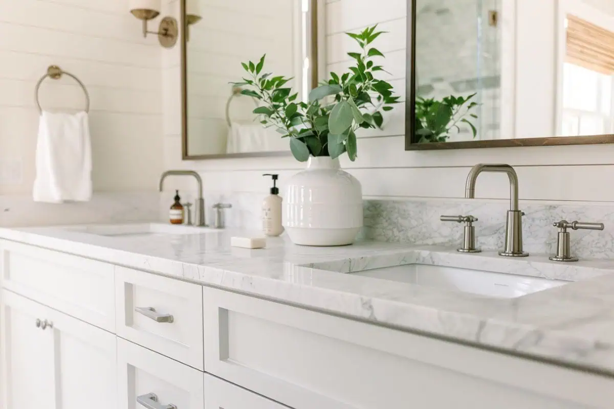 22 Stunning Modern Farmhouse Bathrooms to Inspire Your Refresh - Restore Decor & More
