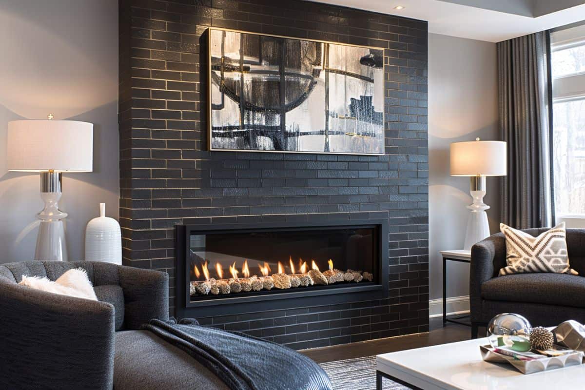 Fall in Love with Your Living Room: 18 Inspirational Black Brick ...