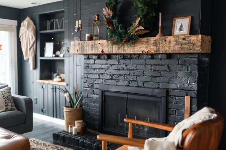 20+ Elegant Black Fireplaces That Will Make a Bold Statement - Restore ...