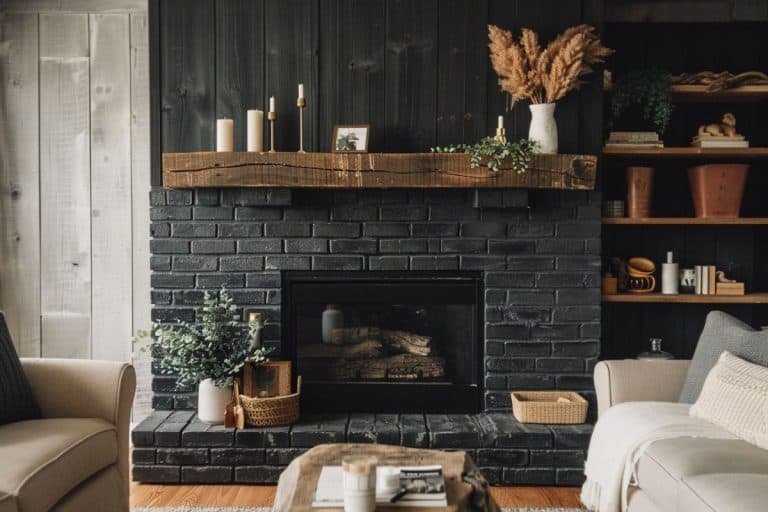 20+ Elegant Black Fireplaces That Will Make a Bold Statement - Restore ...