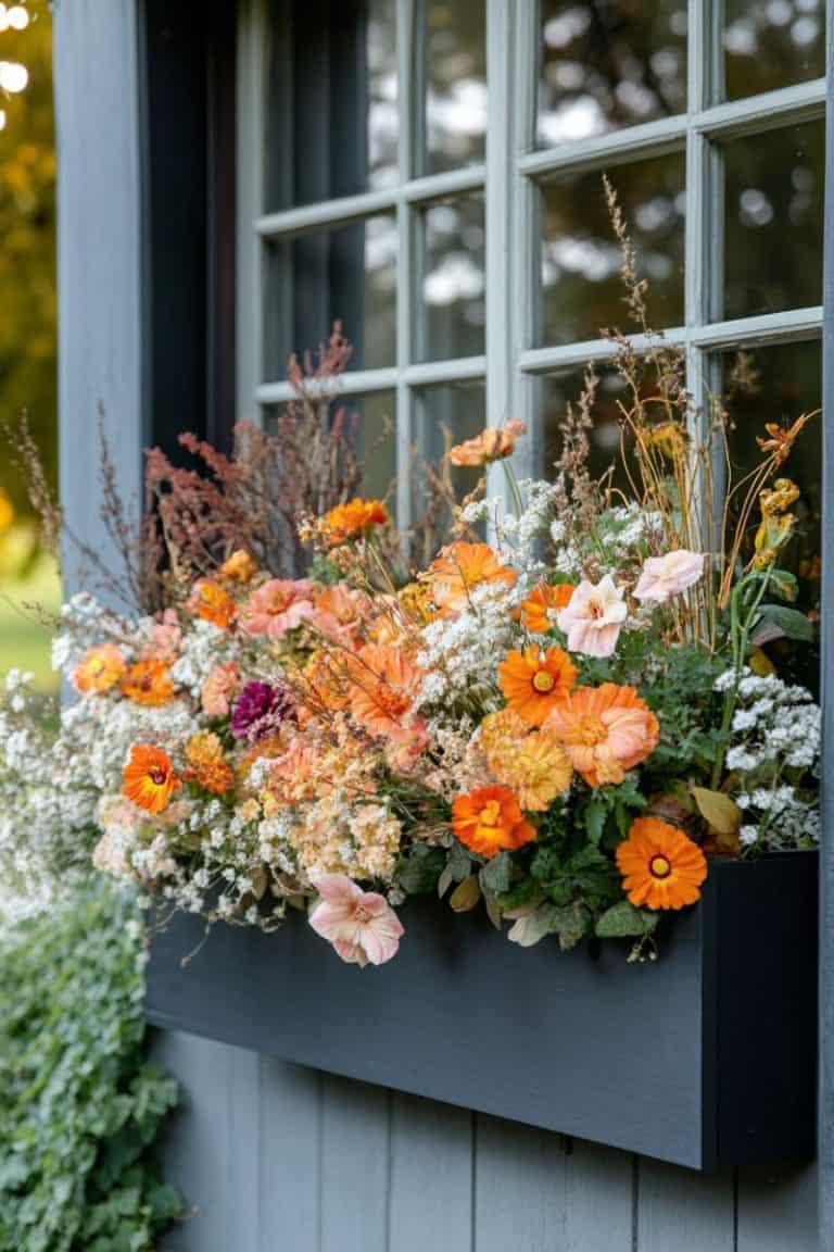 Pinterest-Worthy Fall Window Boxes in 3 Easy Steps - Restore Decor & More