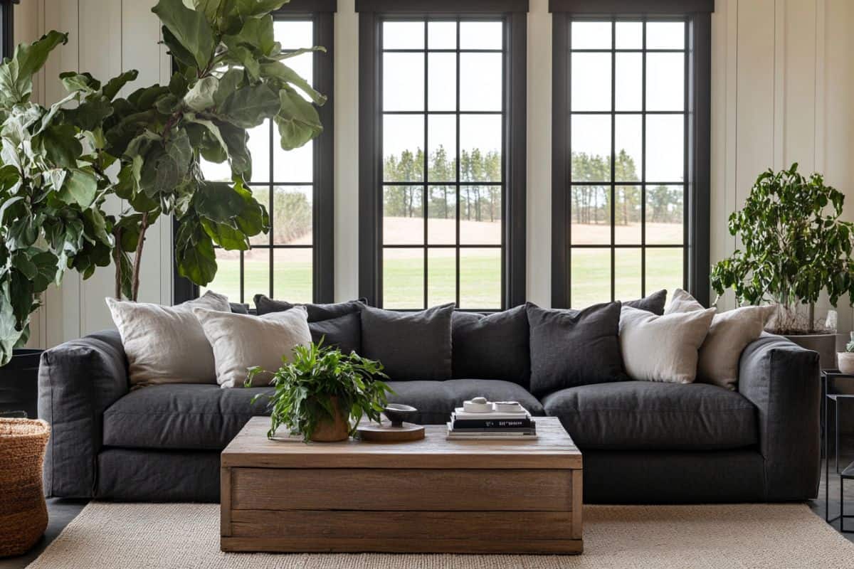 25 Beautiful Grey Couch Living Rooms - Restore Decor & More