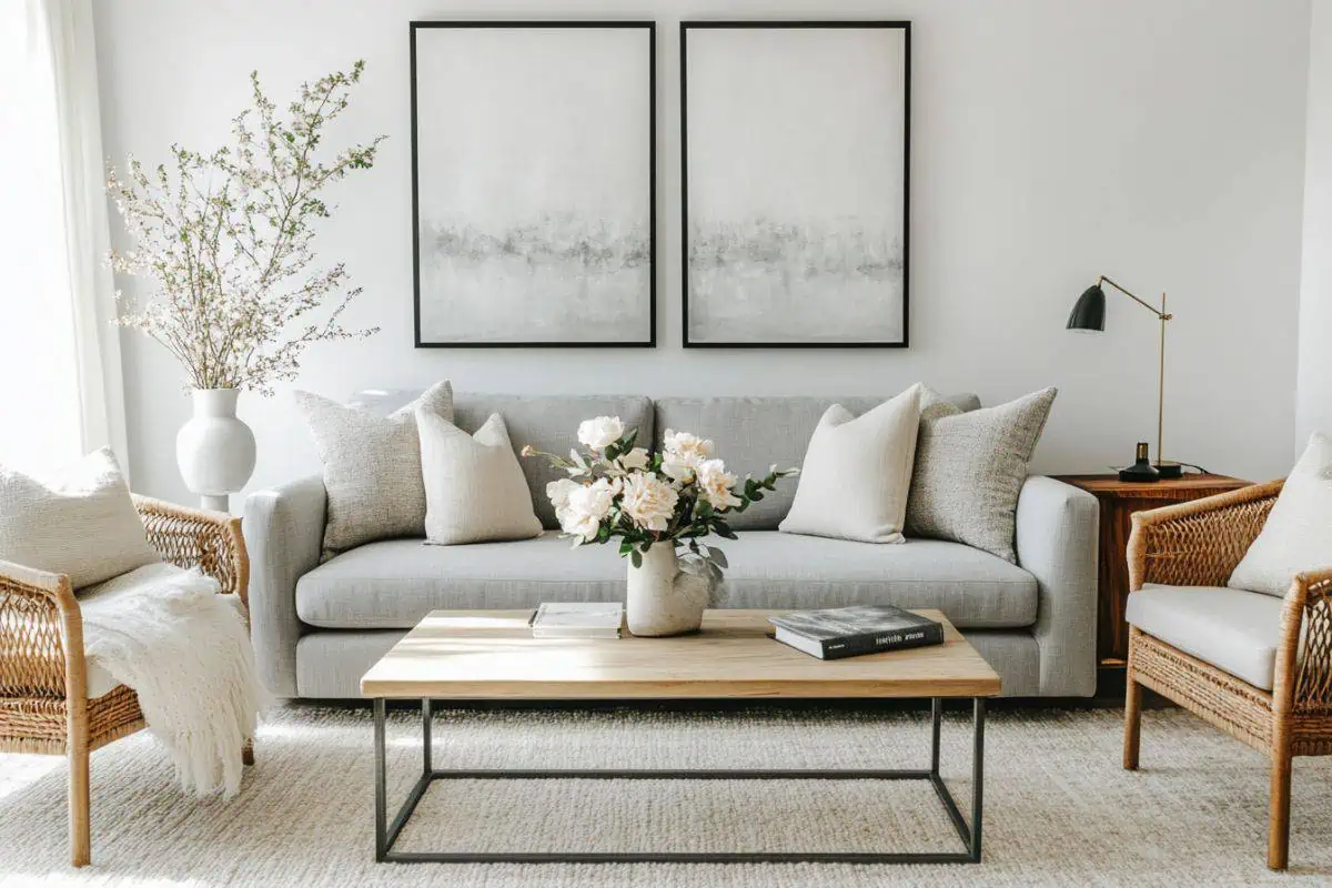 25 Beautiful Grey Couch Living Rooms - Restore Decor & More