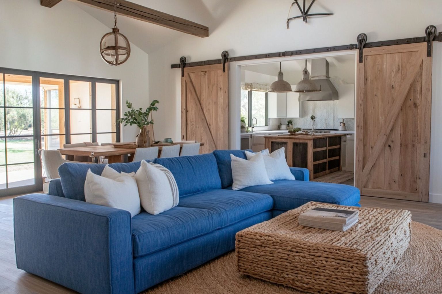 40+ Stunning Living Rooms with Blue Couches You'll Love - Restore Decor ...