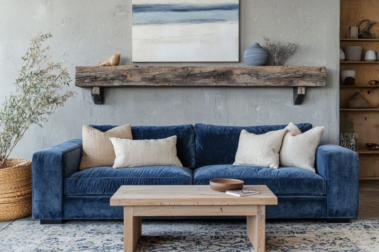40+ Stunning Living Rooms with Blue Couches You'll Love - Restore Decor ...