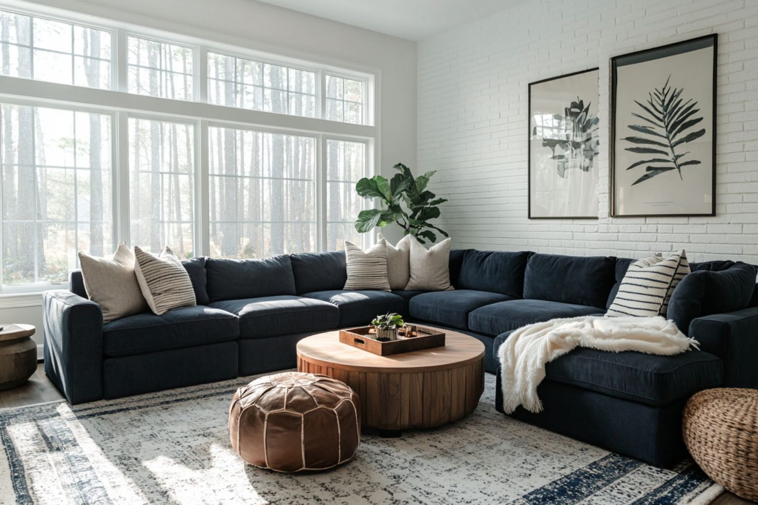 40+ Stunning Living Rooms with Blue Couches You'll Love - Restore Decor ...