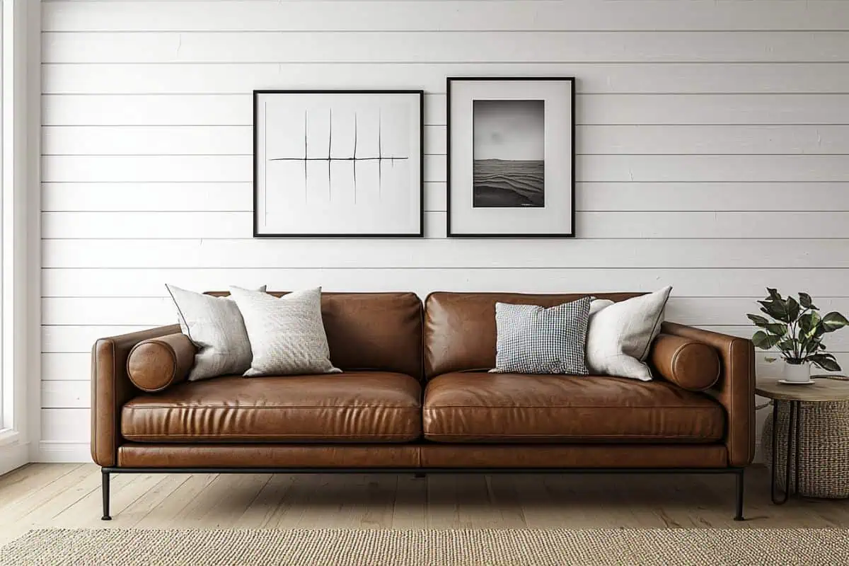 40+ Stunning Ideas to Style Your Brown Couch Living Room - Restore ...