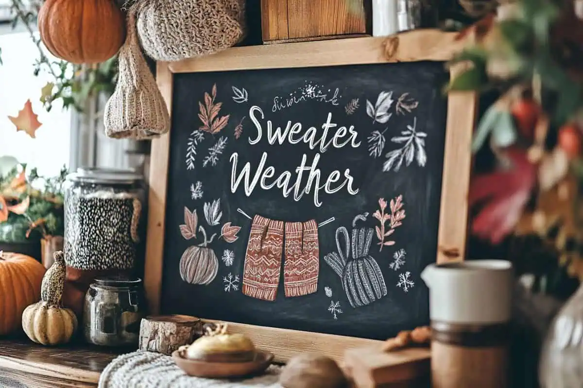 25 Amazing Fall Chalkboard Ideas That Will Transform Your Home 🍂 ...