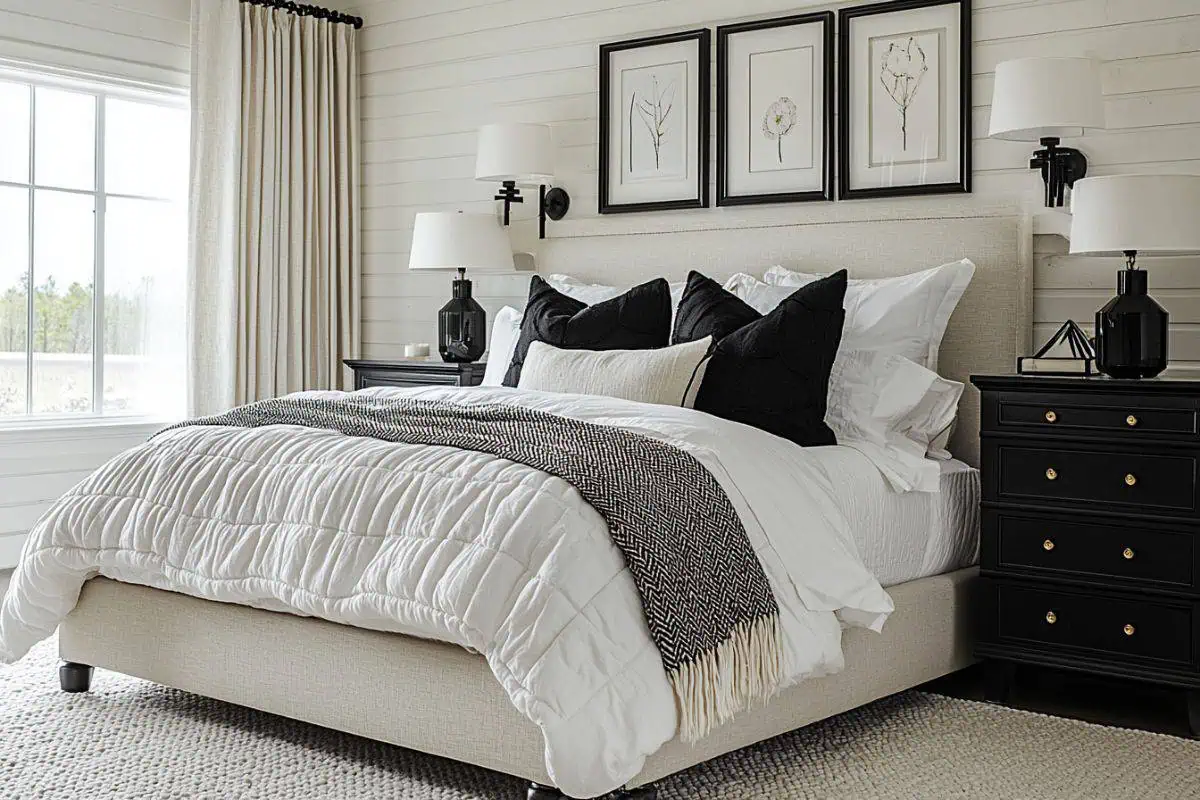 25+ Cozy Black & White Bedroom Ideas You’ll Love - Restore Decor & More