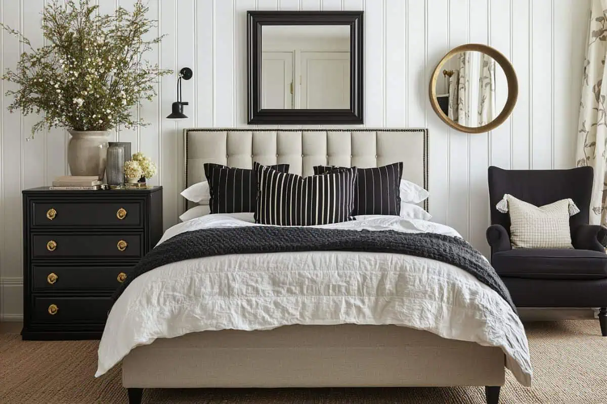 25+ Cozy Black & White Bedroom Ideas You’ll Love - Restore Decor & More