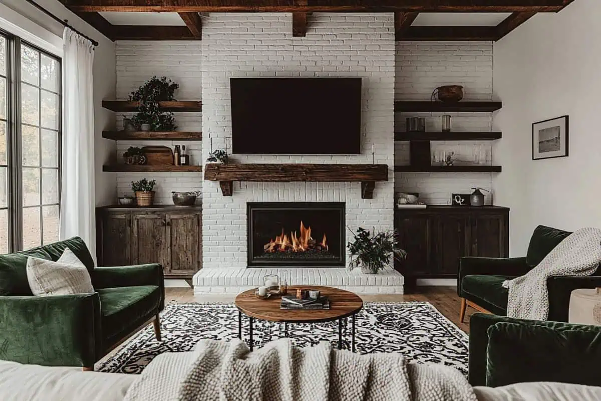 25+ Stunning Fireplace TV Wall Ideas! - Restore Decor & More
