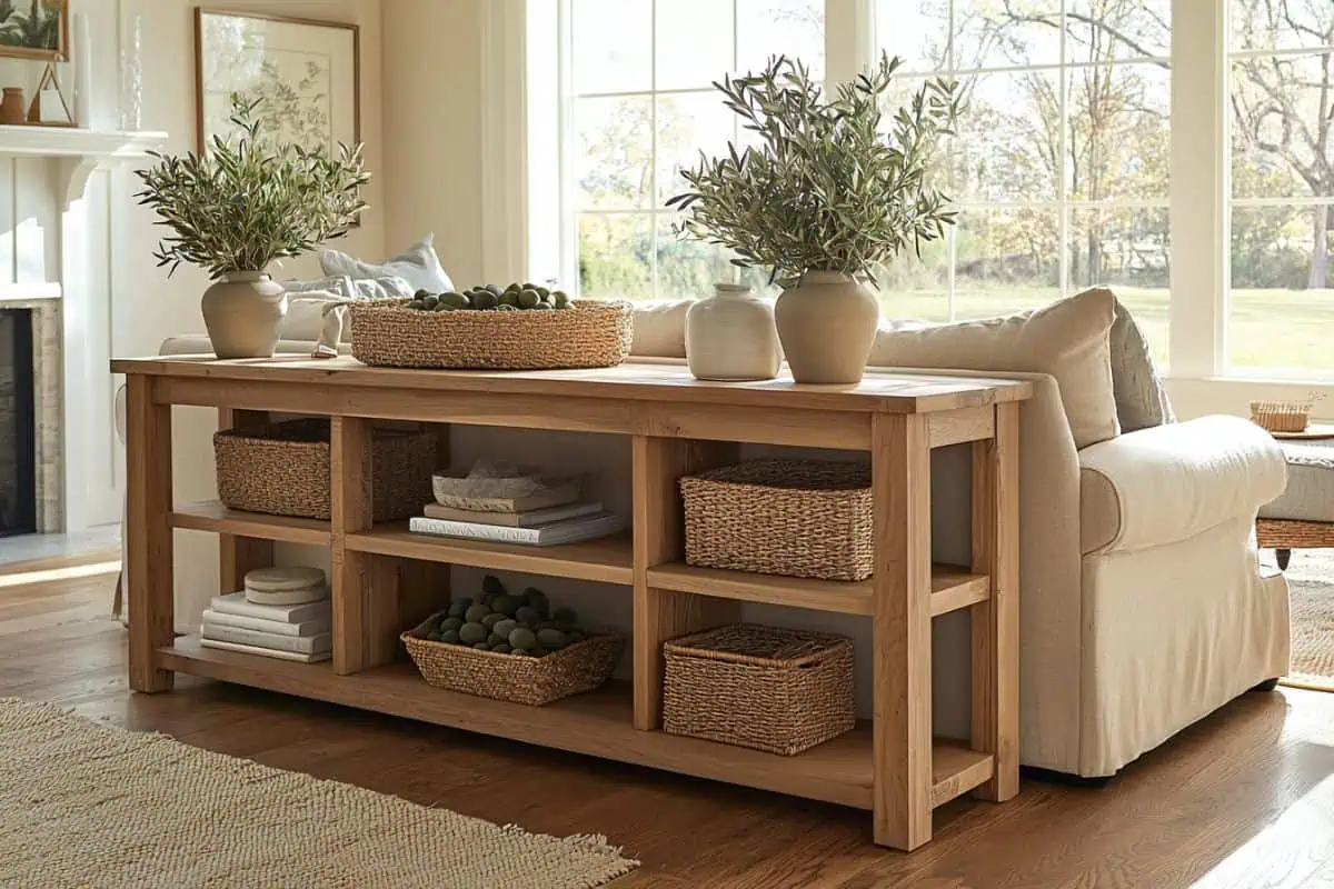 10 Reasons You’ll Love a Sofa Table Behind Your Couch - Restore Decor ...