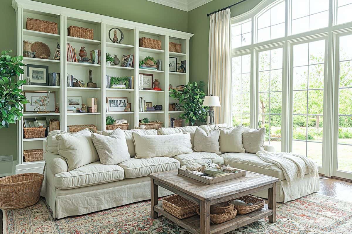 25+ Sage Green Living Room Designs That Feel Effortlessly Chic ...