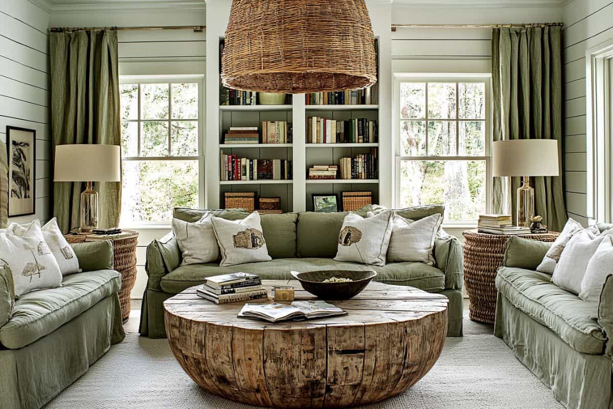 25+ Sage Green Living Room Designs That Feel Effortlessly Chic ...