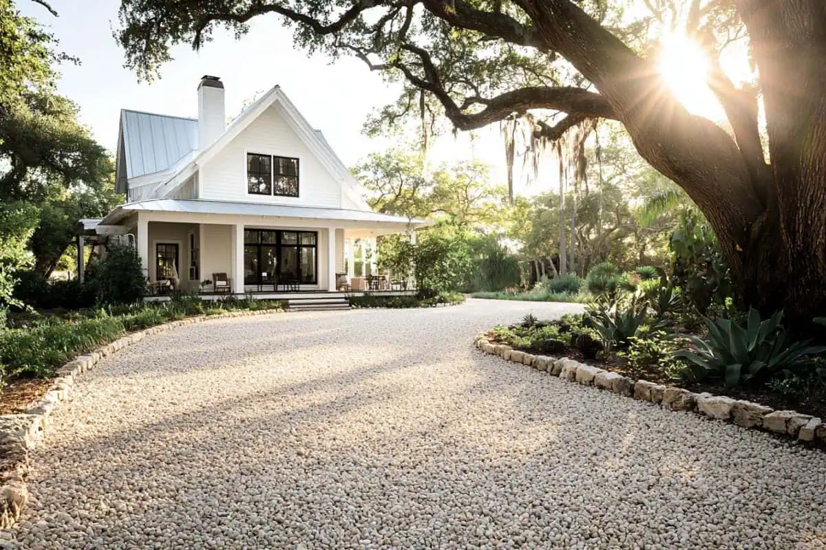 20+ Stunning Gravel Driveways That Will Instantly Boost Your Curb ...
