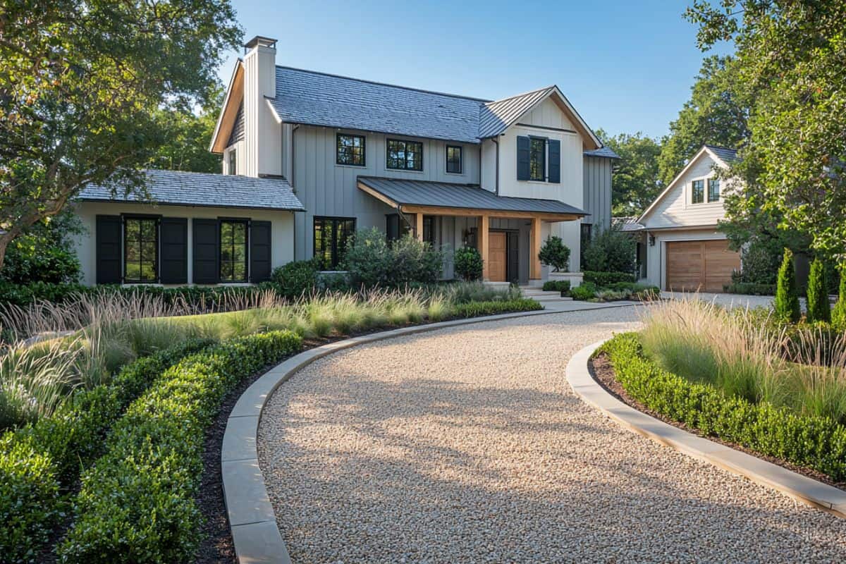 20+ Stunning Gravel Driveways That Will Instantly Boost Your Curb ...