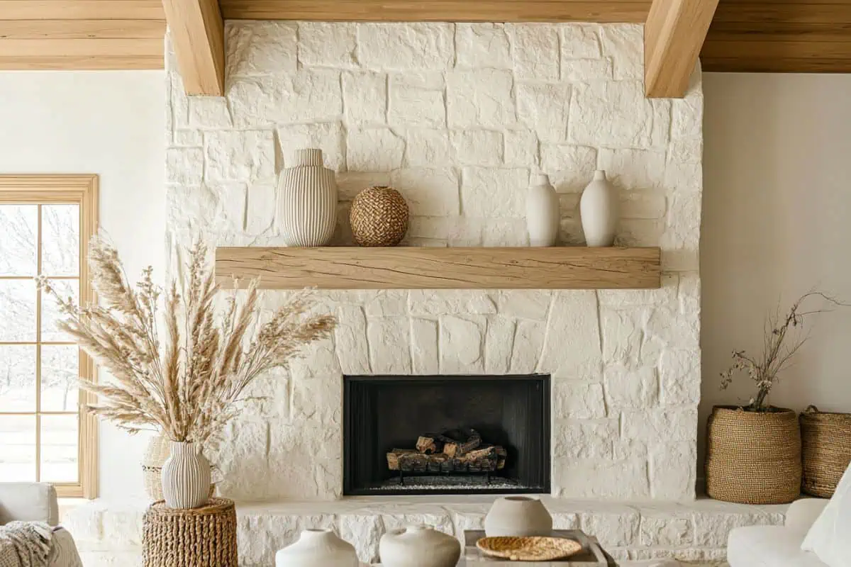 30 Stone Fireplaces That Make a Statement - Restore Decor & More