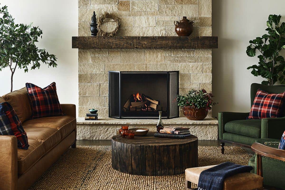 30 Stone Fireplaces That Make a Statement - Restore Decor & More